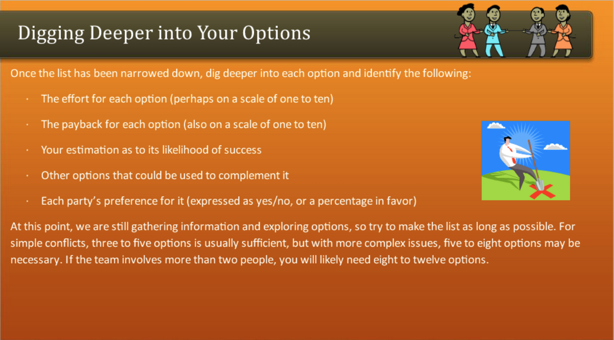 Digging Deeper into Your Options - FreshSkills Digging Deeper into Your Options - FreshSkills